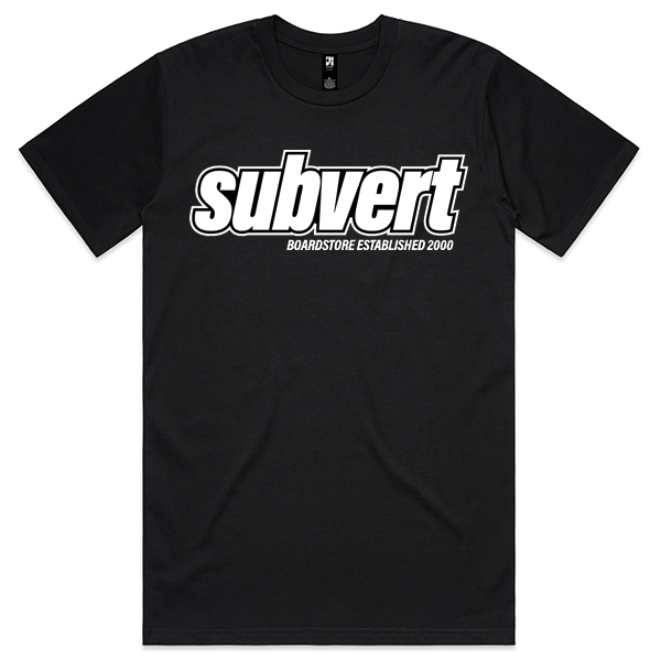 Subvert Nass T-Shirt - Black/White